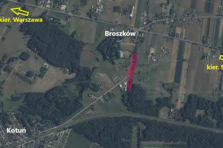 Działka na sprzedaż 18 430 m² | Broszków, ul. Południowa | gratka.pl